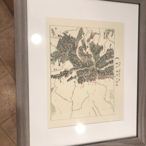 Minnesota Map Hand Drawn Fantasy Map for Home Decor - Etsy