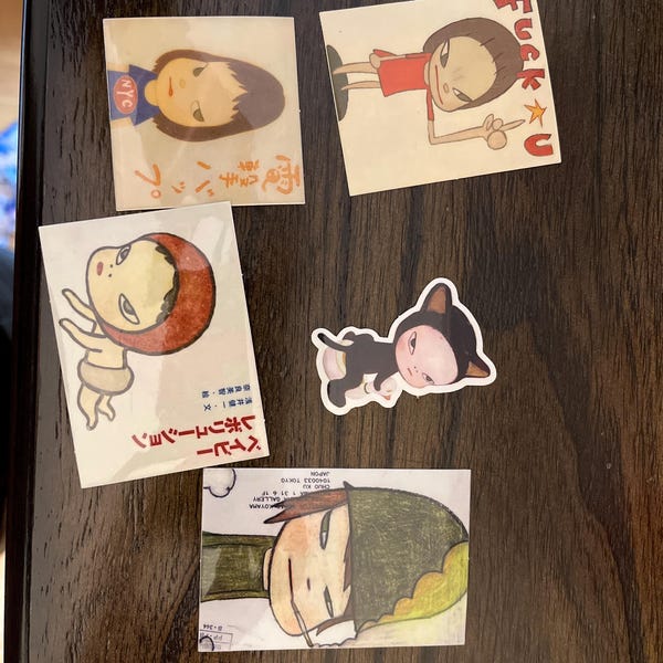 Yoshitomo Nara Sticker Pack! - Etsy