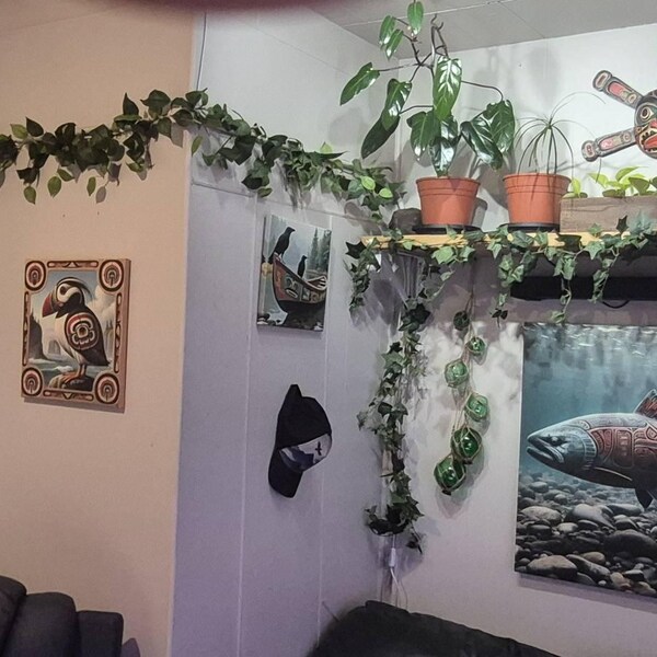 Whale Wall Art Haida Humpback Pacific Northwest Totem Aesthetic Gift ...