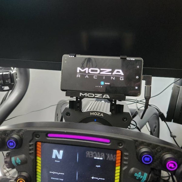 Phone Holder for Moza Base R3 R5 R9 R12 - Display Your Dashboard - 3D ...