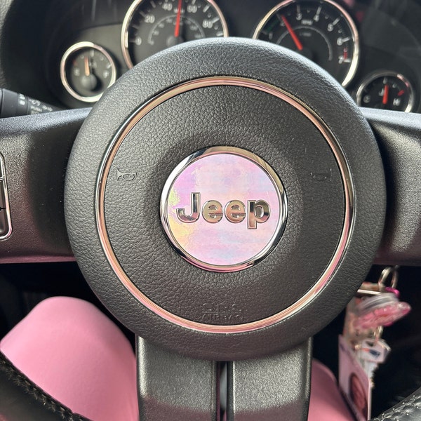 Opal Jeep Steering Wheel Circle Sticker Decal, Wrangler JK, JL ...