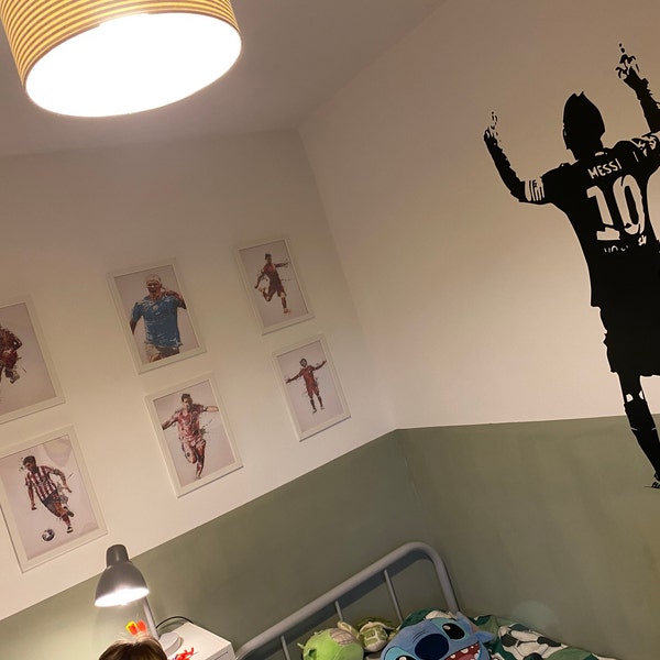 Lionel Messi Football Soccer Player Argentina - Children's Bedroom ...