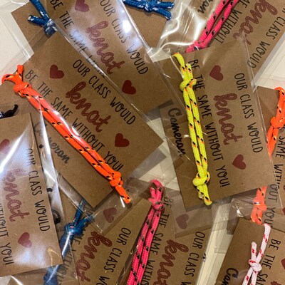 Knot Valentines, PRINTED Friendship Bracelet Valentine's Day Cards for ...