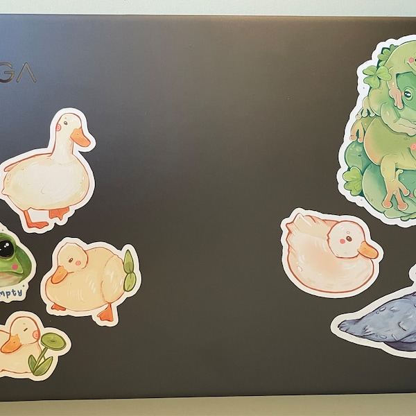 Frog Stack Big Frog Sticker Durable Sticker Laptop Sticker Vinyl ...
