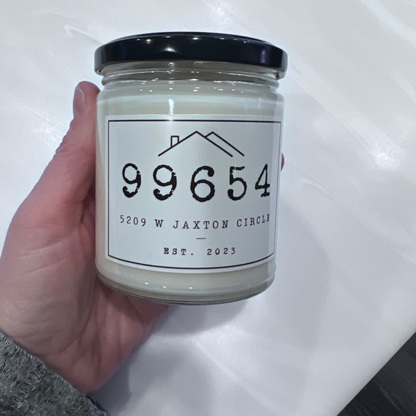 Zip Code Gift, Custom Zip Code, Closing Gift, Housewarming Gift, New ...