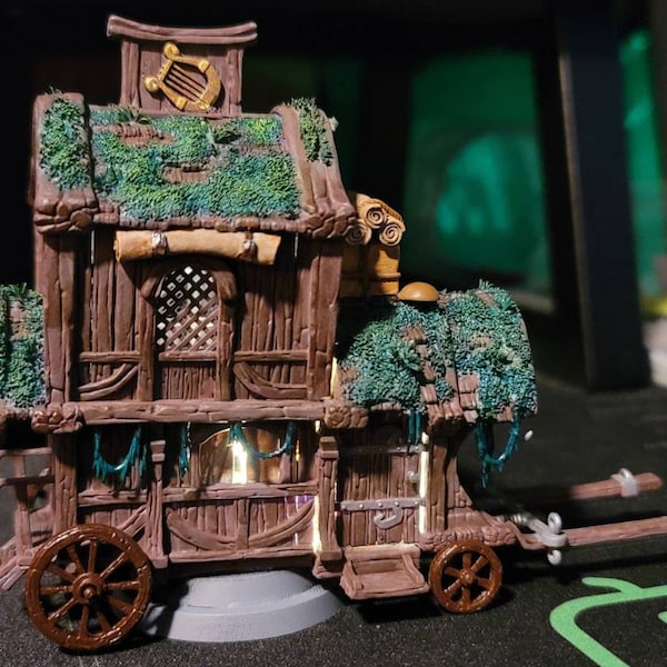 Satyr Wagon - Unpainted Miniature - Etsy