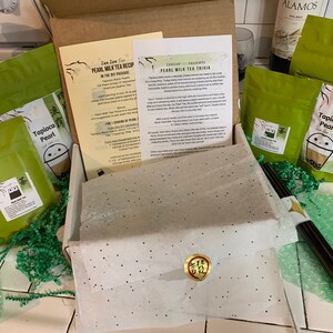 Bubble Tea Kit DIY Taiwanese original Style Make Your Own Boba Tea Kit ...