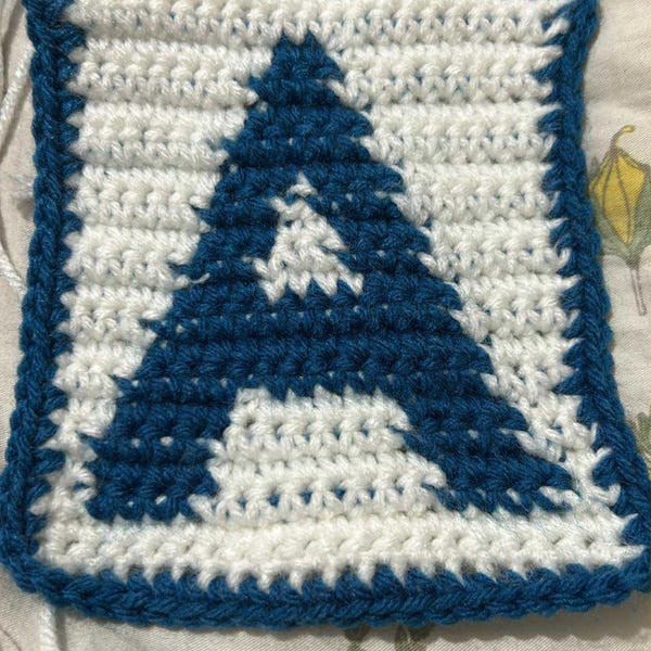 Crochet Alphabet Pattern: Uppercase Letters A-Z (PDF Only) - Etsy