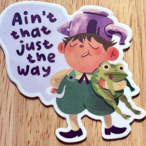Greg Ain't That Just the Way OTGW Fanart Sticker | Matte Vinyl Contour ...