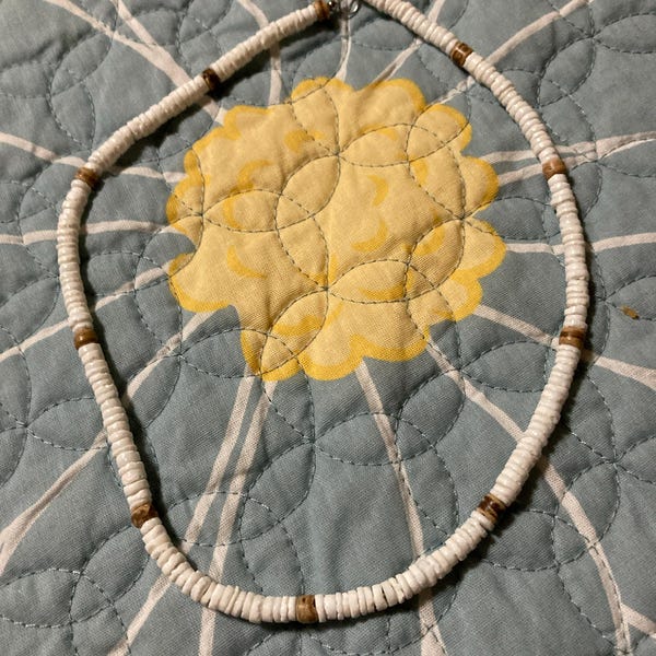 Sea Shell on 16 Inch Leather Necklaces - Natural Shells Leather Cord ...