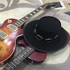 Black Suede Leather Stevie Ray Vaughan Style Rock / Blues Guitar Stage ...