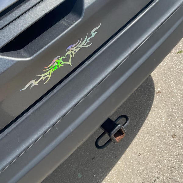 Bumper Sticker / Car Tramp Stamp / Y2K / Heart / Wings / Gothic / Vinyl ...