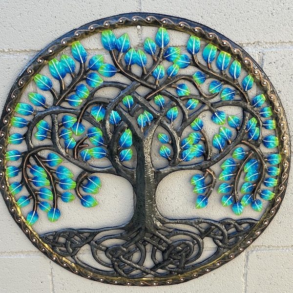 Tree of Life Décor Metal Tree Wall Art Nature-inspired Handcrafted Tree ...