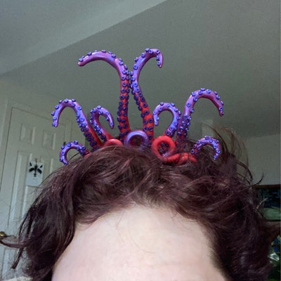 Custom Tentacle Crown Tiara Headpiece Octopus Cthulhu OOAK - Etsy