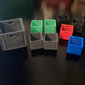 Miniature 1/6 Scale 2 Inch Milk Crate Crawler Accessory 3d - Etsy