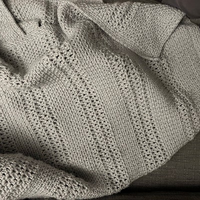 Crochet Throw Blanket Pattern, Baby Blanket Crochet Pattern, Simple ...