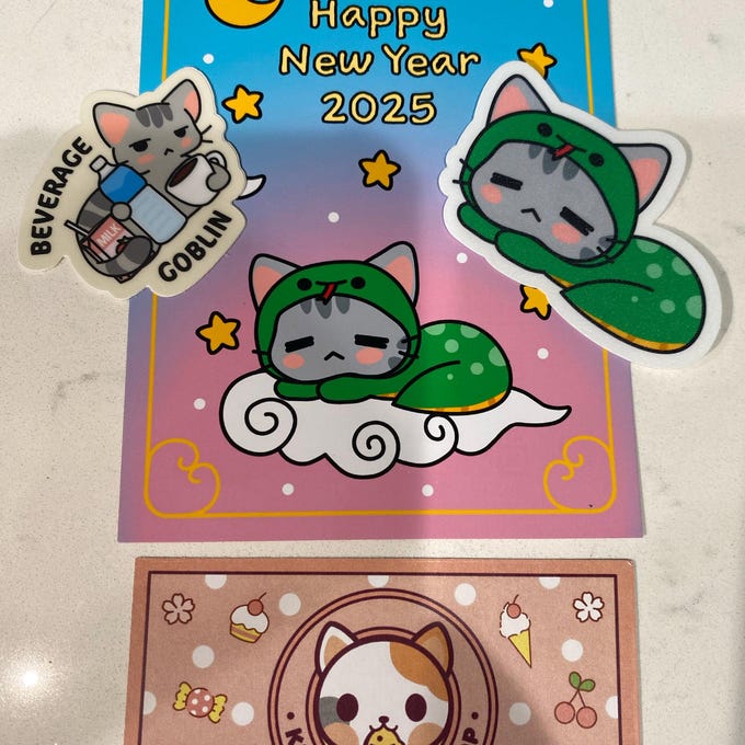Beverage Goblin Sticker – Kittie Treats Shop