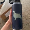 Custom Music Note With Name Water Bottle/music Teacher Water Bottle ...