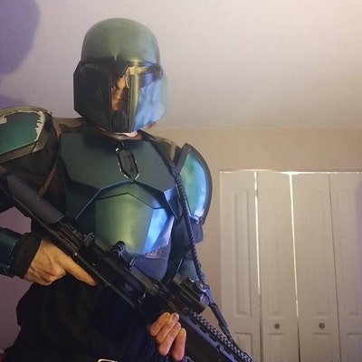 Custom Mandalorian Style Shoulder Bells Heavy Mando Hybrid 3d Printing ...