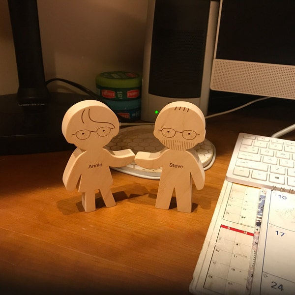 Wooden Stacking Balance Board Game ACROBATS® by Mielasiela Wooden ...