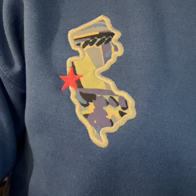 Preppy Embroidered Monogrammed Sweatshirt Pullover Colorful Monogram ...