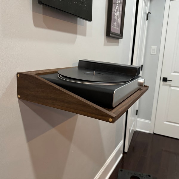 Floating Turntable Shelf / Customizable Record Player Shelf / Projector ...