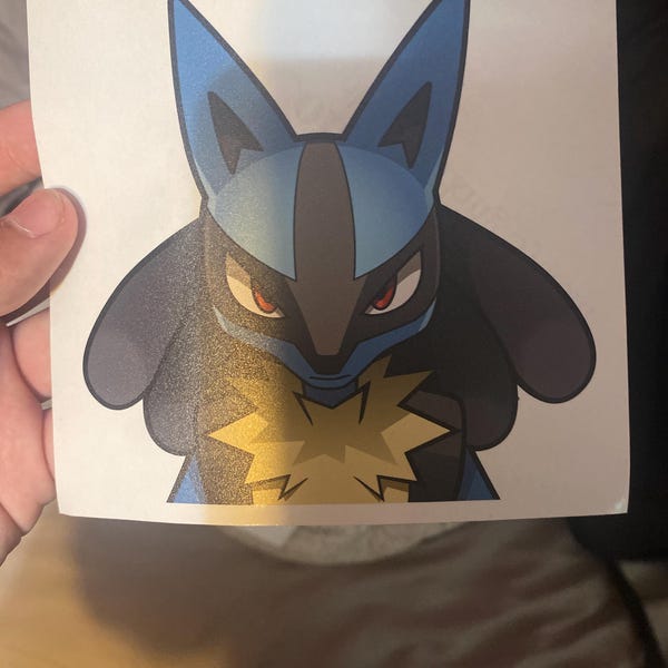 Bluey Peeker - Glossy White Cut Vinyl Car Decal - Multiple Sizes! - Etsy