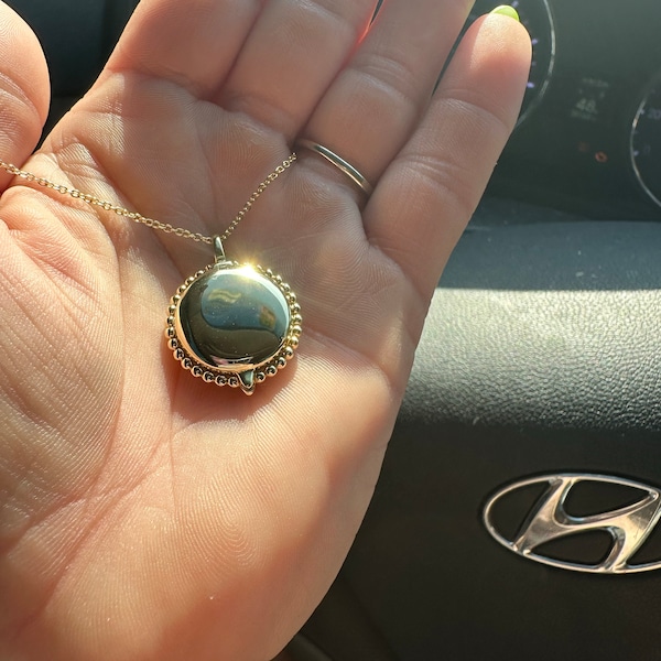 Gold Locket Necklace · Custom Photo Lockets · Gift for Her · Minimalist ...