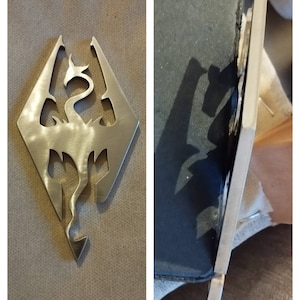 Steel, Wood and Leather Skyrim Solitude Hold Shield Replica Norse ...