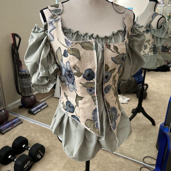 Renaissance Blouse Sewing Pattern, Romantic Off-shoulder Top, XXS - XXL, A0, A4 & Us-letter ...