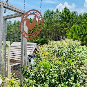 Rooster Farm Sign Chicken Sign Personalized Farm Sign Barn Sign Ranch ...
