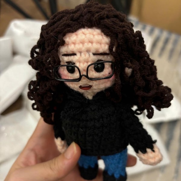 Custom Crochet Doll, Custom Portrait Doll, Mini Me Doll, Look Alike ...