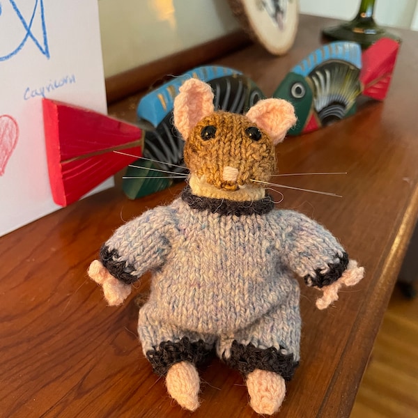 MOUSE DOLL - English Knitting Pattern - Etsy UK