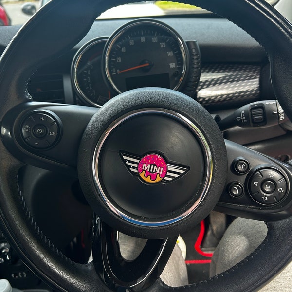 Custom Steering Wheel Gel Overlay Emblem Badge Sticker - Fits All MINI ...