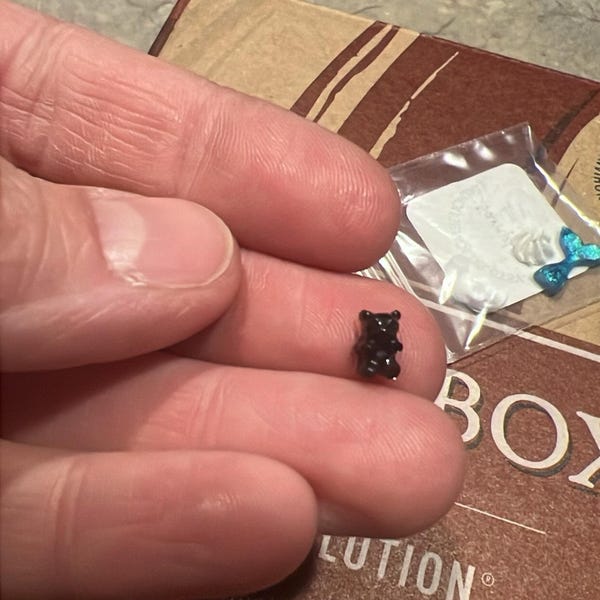 Teeny Tiny Gummy Bears Silicone Mold Smallest Candy Out There 1:6 Scale ...