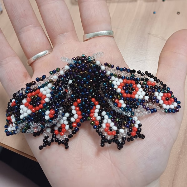 Pendant Crab: Seed Bead Beading Pattern for RAW (right Angle Weave ...