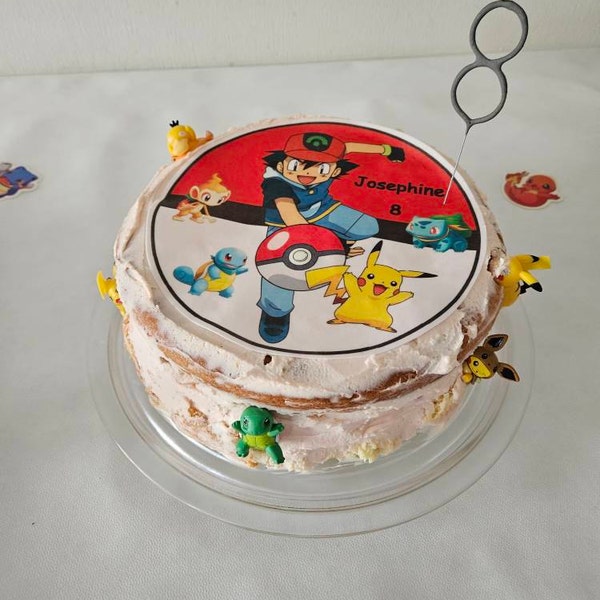 Cake Topper Eid Mubarak Wafer Decorative Paper Cake Decoration Punched ...