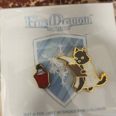 Astronaut Cat Hard Enamel Pin - Etsy