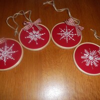 Five Snowflakes Christmas Embroidery Pattern Video Tutorial, Beginner Embroidery PDF Pattern ...