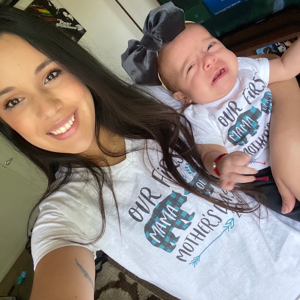 Our First Mother's Day | Matching Mommy and Baby | Mama Bear Baby Bear ...