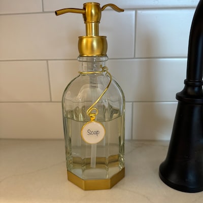 Hand Soap Dish Soap Tags Gold Tags Kitchen Soap Dispenser Tags Labels ...