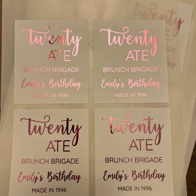 Personalized Real Foil Wedding Tic Tac® Labels/wedding Favor Labels/tic ...