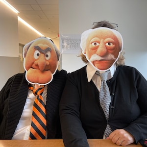 Waldorf 2D Card Party Mask Single the Muppets Character - Etsy