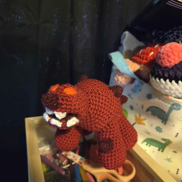 OSRS Tz-tok-jad Amigurumi - Crochet Pattern - Etsy