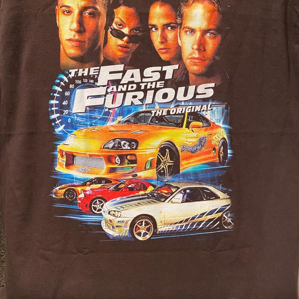 The Fast and the Furious Tshirt - the Fast and the Furious Tee - the ...