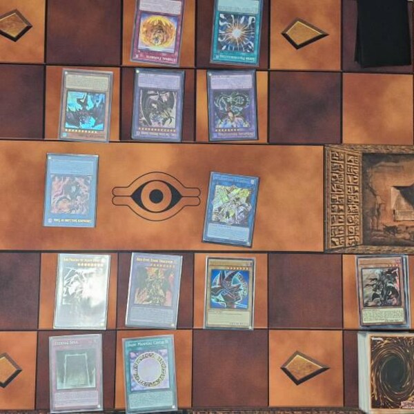 2-player One Piece Card Game Playmat With Custom Field Zones ...