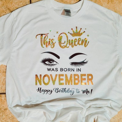 This Queen Was Born in November Svg November Queen SVG - Etsy