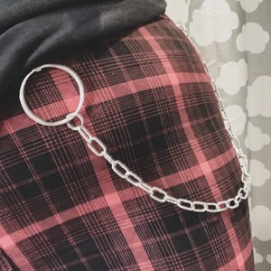 Wallet Chain With O-ring Belt Chain 90's Trouser Chain - Etsy