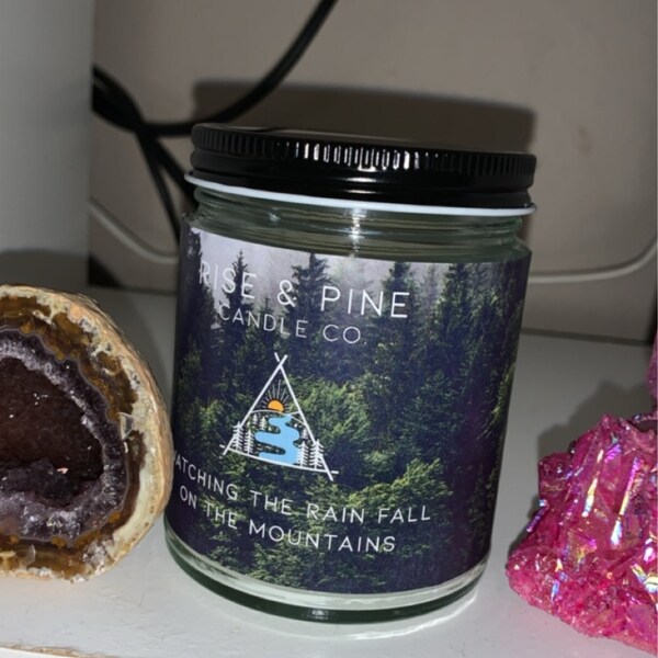 Space Themed Soy Wax Candle | Musk Ozone Candle | Masculine Candle ...