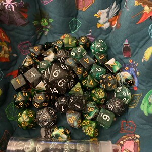 Felt Dice Bag / Tray-in-one 63 Geeky Fabric Choices Dice - Etsy
